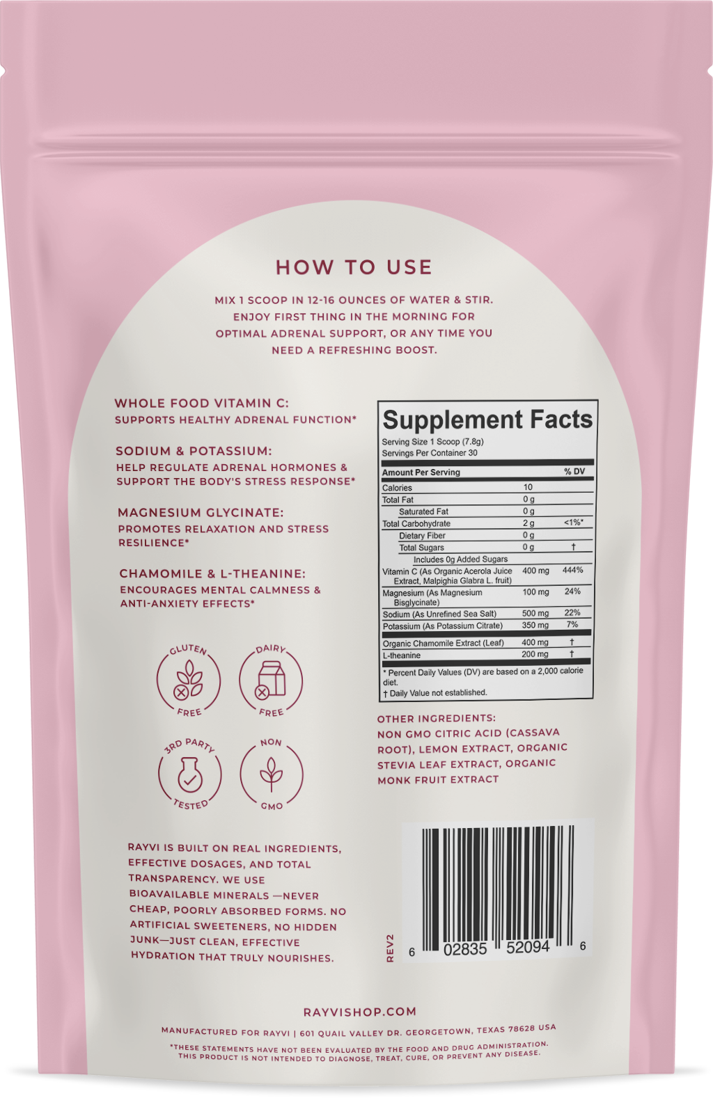 Adrenal Mocktail – Shop Rayvi